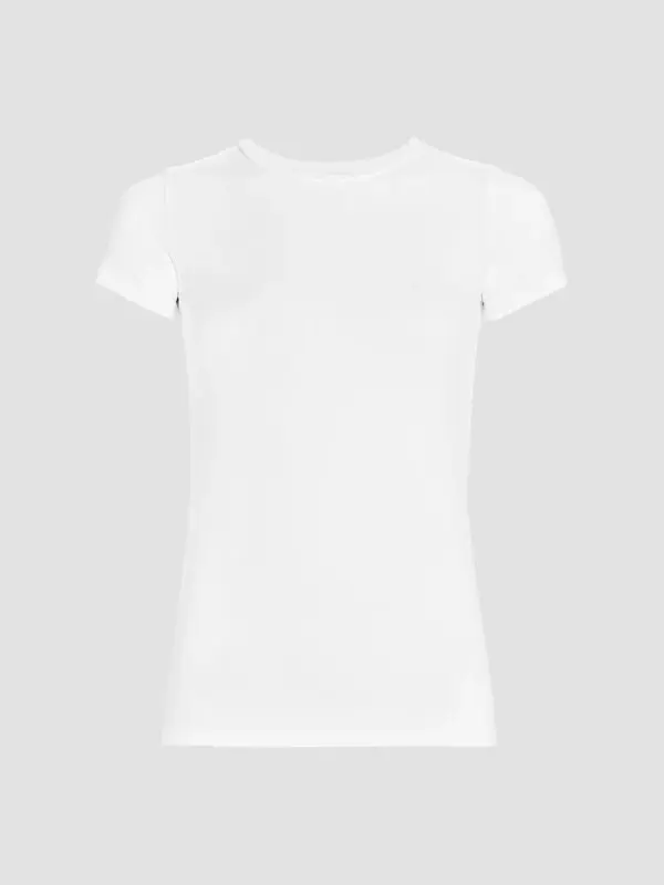 Majestic Filatures Soft Touch Crewneck T-shirt - Blanc