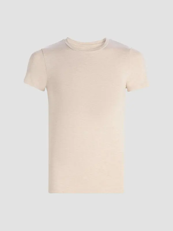 Majestic Filatures Soft Touch Crewneck T-shirt - Ecru Chine