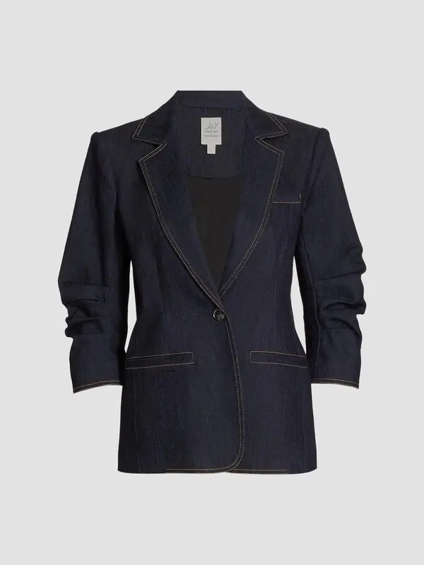 Cinq À Sept Khloe Denim Blazer - Indigo
