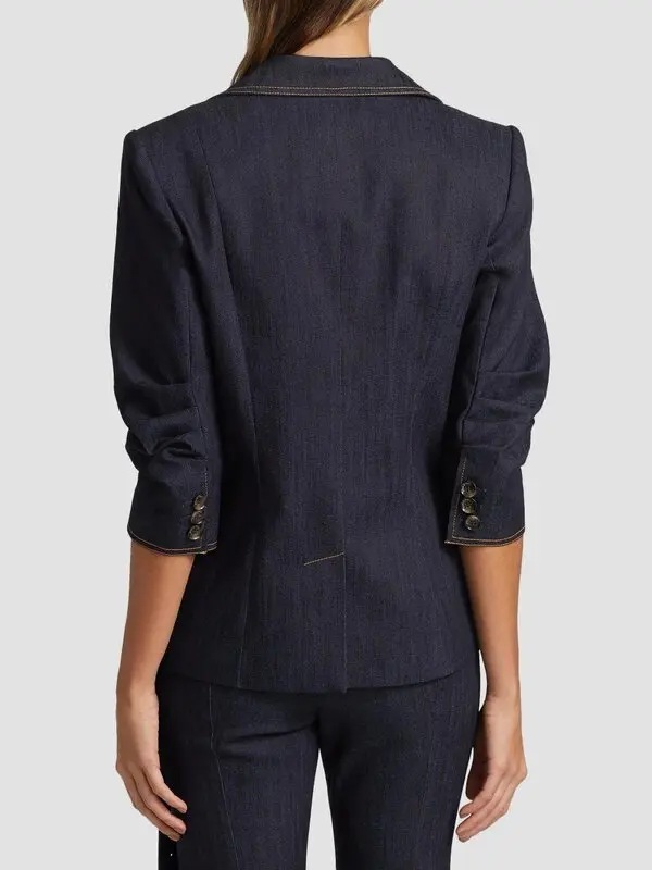 Cinq À Sept Khloe Denim Blazer - Indigo