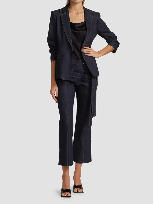 Cinq À Sept Khloe Denim Blazer - Indigo