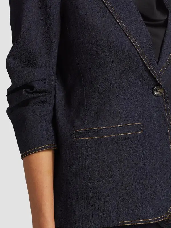 Cinq À Sept Khloe Denim Blazer - Indigo