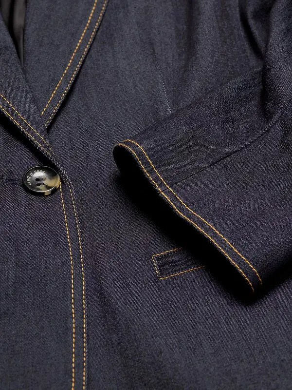 Cinq À Sept Khloe Denim Blazer - Indigo