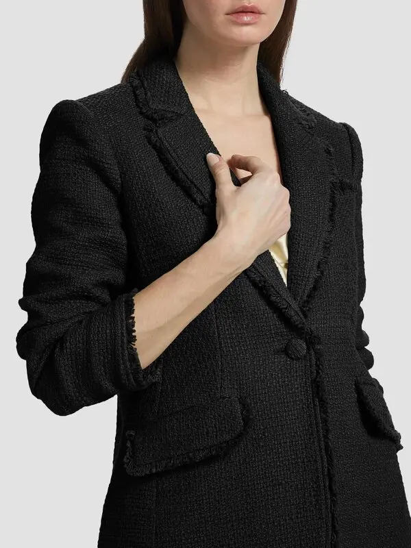 Cinq À Sept Khloe Boucle Blazer - Black