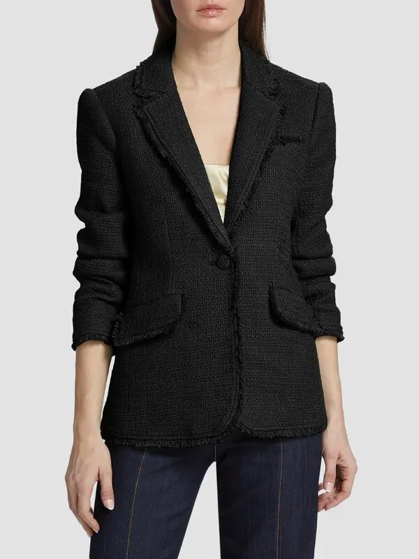 Cinq À Sept Khloe Boucle Blazer - Black