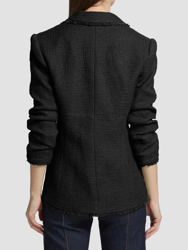 Cinq À Sept Khloe Boucle Blazer - Black