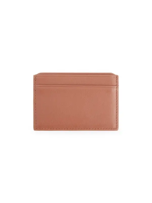 ROYCE NEW YORK Rfid-blocking Leather Card Case - Red