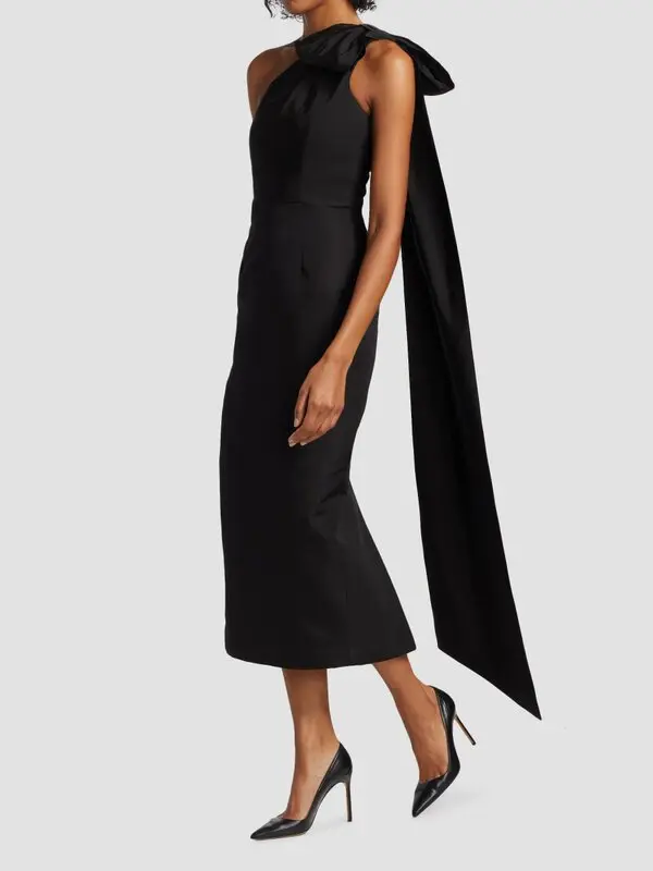 Alexia Maria Anne Silk Faille Dress