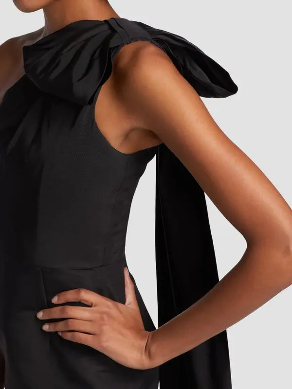 Alexia Maria Anne Silk Faille Dress