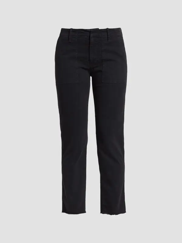 NILI LOTAN Jenna Cotton Pants - Carbon