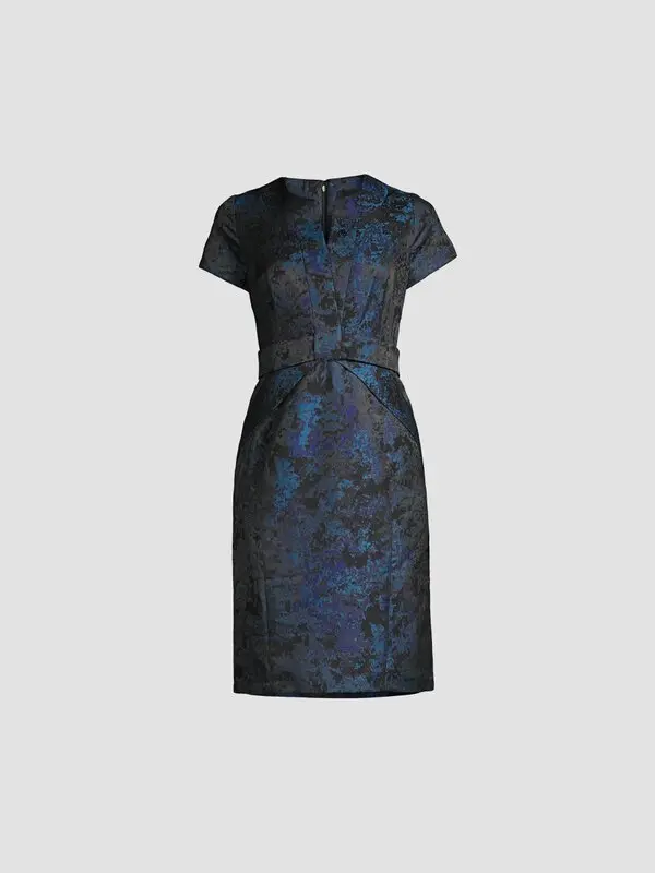 Shani Jacquard Sheath Dress