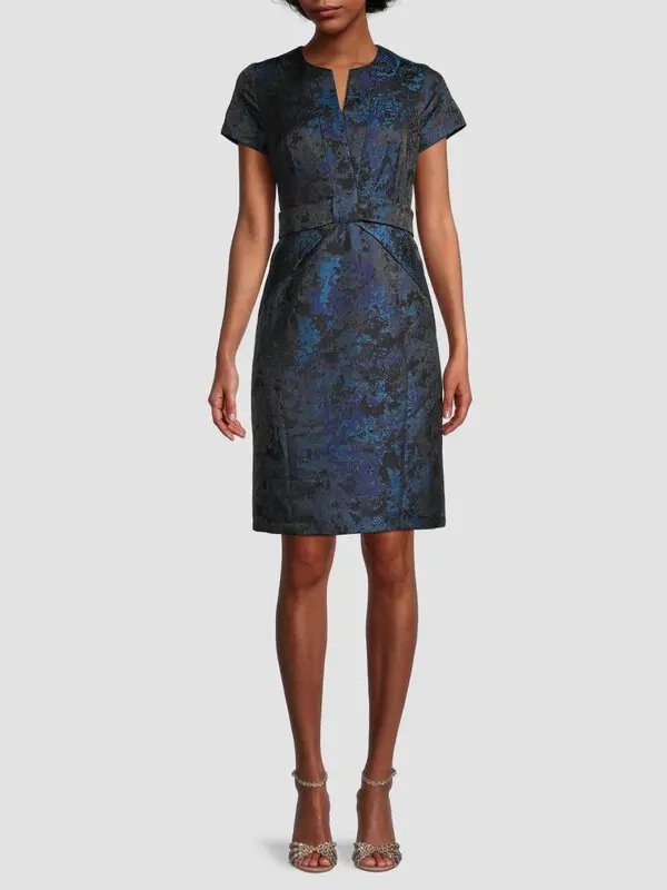 Shani Jacquard Sheath Dress