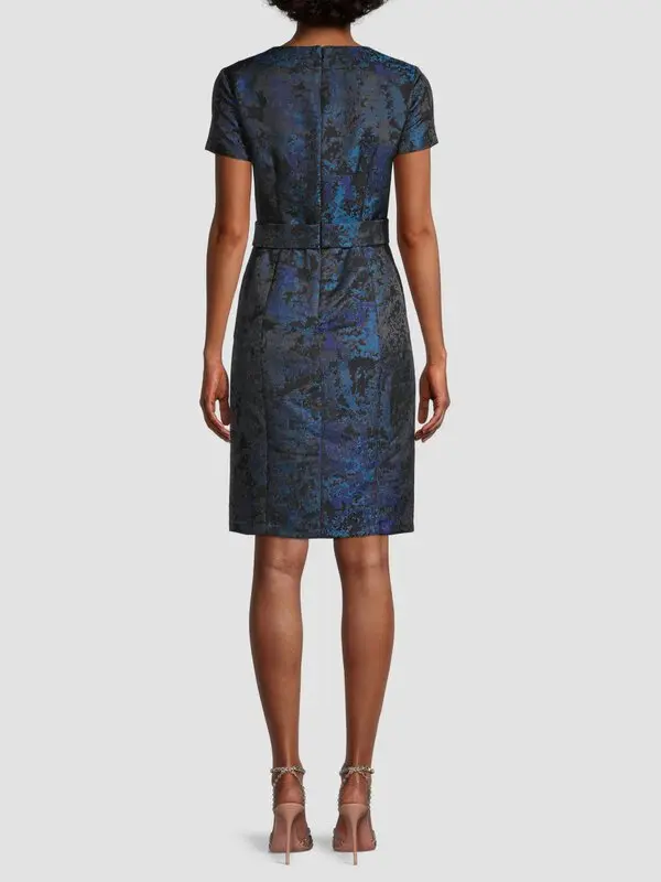 Shani Jacquard Sheath Dress