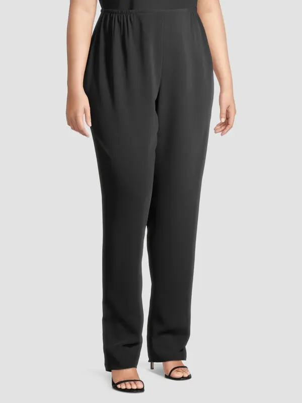 Caroline Rose Suzette Crepe Straight Pants