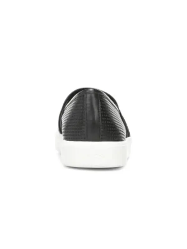 Vince Blair Perforated Leather Slip-on Sneakers - White