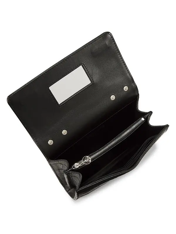 Brother Vellies Lijadu Croc-embossed Leather Shoulder Bag