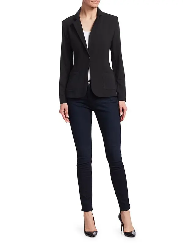 Majestic Filatures French Terry Single-button Blazer