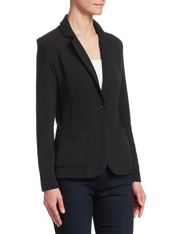 Majestic Filatures French Terry Single-button Blazer