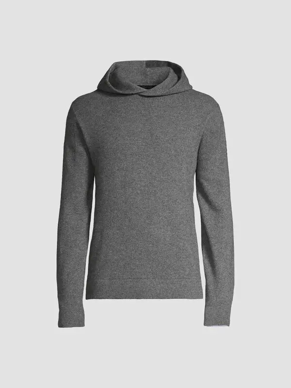 Greyson Koko Wool & Cashmere Hoodie - Dark Grey