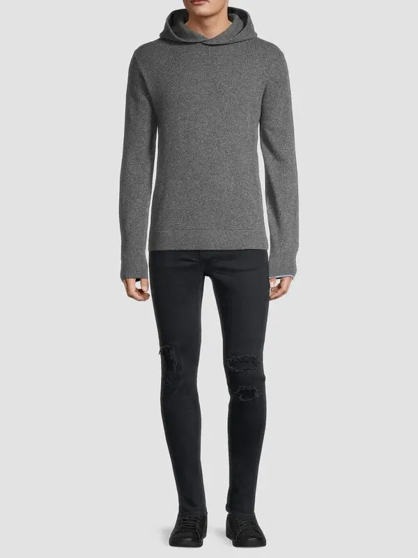 Greyson Koko Wool & Cashmere Hoodie - Dark Grey