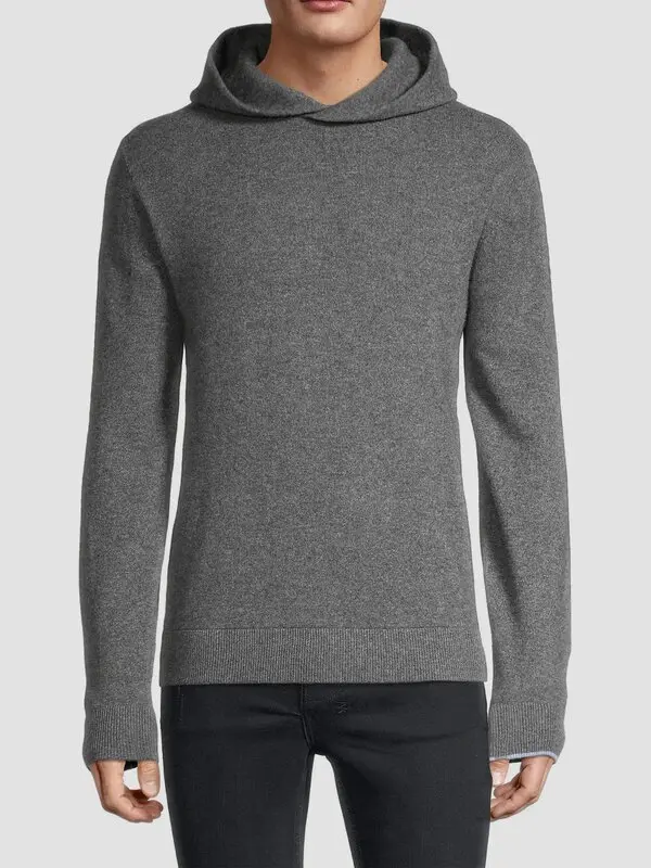 Greyson Koko Wool & Cashmere Hoodie - Dark Grey