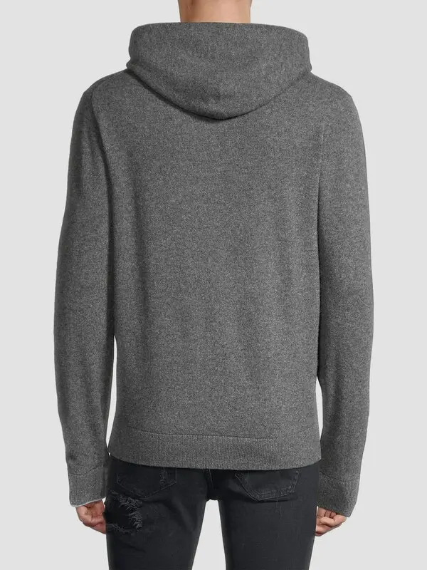 Greyson Koko Wool & Cashmere Hoodie - Dark Grey