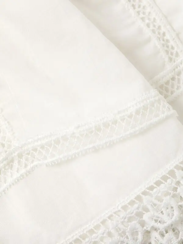 Peixoto Raja Lace-trimmed Romper