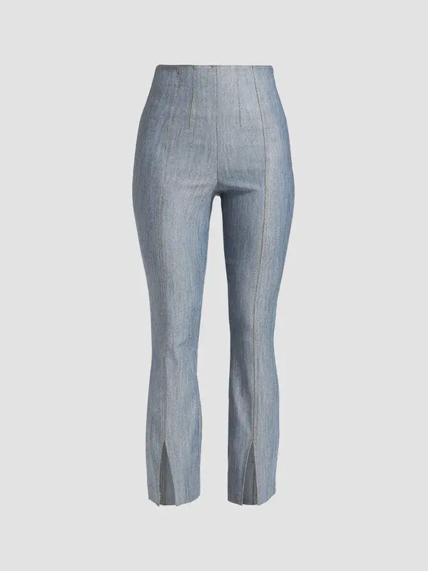Cinq À Sept Laurie Stretch Flared Pant - Light Indigo