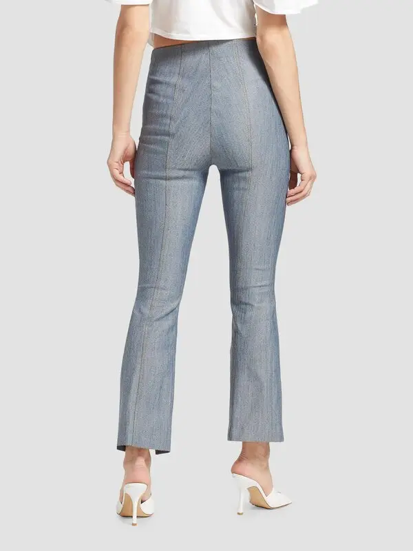 Cinq À Sept Laurie Stretch Flared Pant - Light Indigo