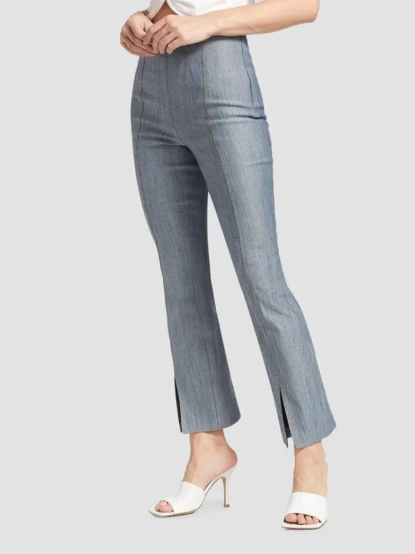 Cinq À Sept Laurie Stretch Flared Pant - Light Indigo
