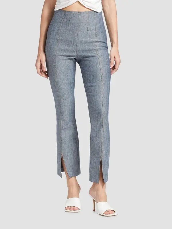 Cinq À Sept Laurie Stretch Flared Pant - Light Indigo