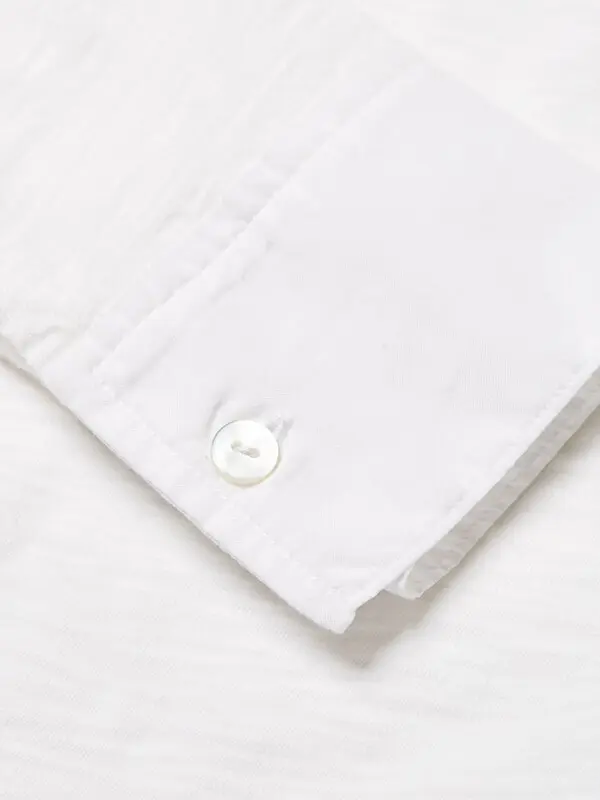 Theory Riduro Organic Cotton Shirt - White