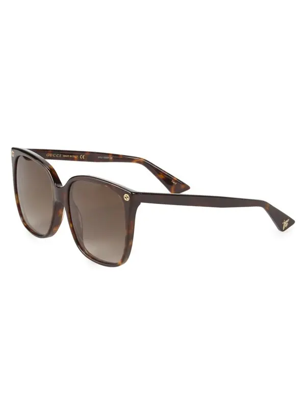 Gucci 57mm Square Sunglasses