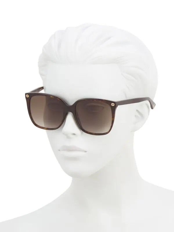 Gucci 57mm Square Sunglasses