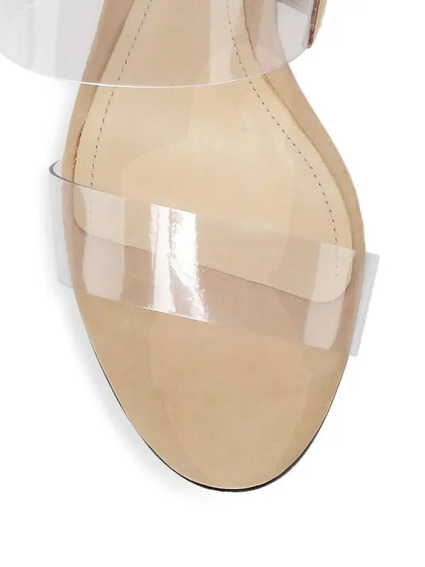 Schutz Victorie Vinyl & Suede Mules