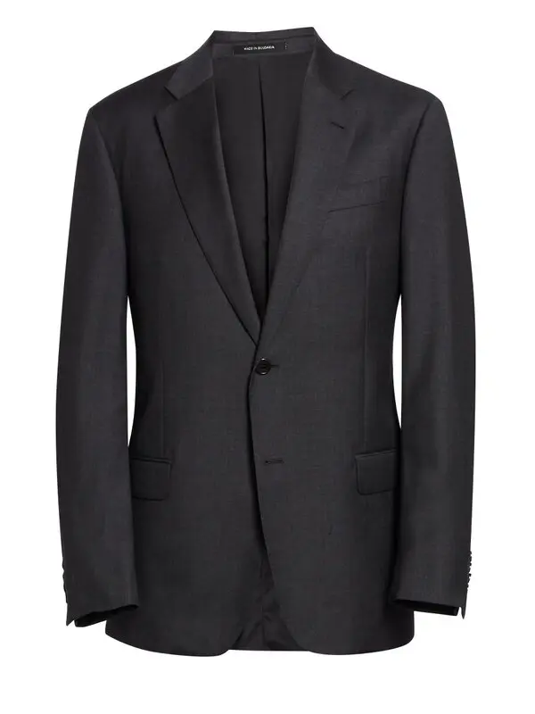 Emporio Armani G-line Super 130s Wool Two-button Slim-fit Suit - Black