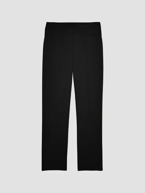 Theory Treeca Pull-on Ankle Trousers - Black