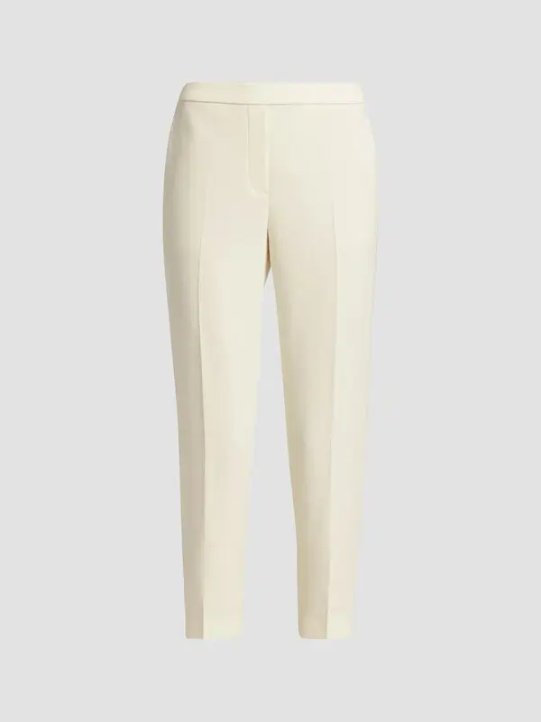 Theory Treeca Pull-on Ankle Trousers - Rice