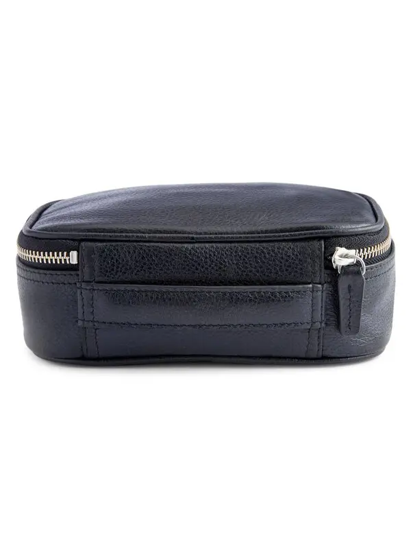 ROYCE NEW YORK Zippered Travel Tech Organizer Case - Black