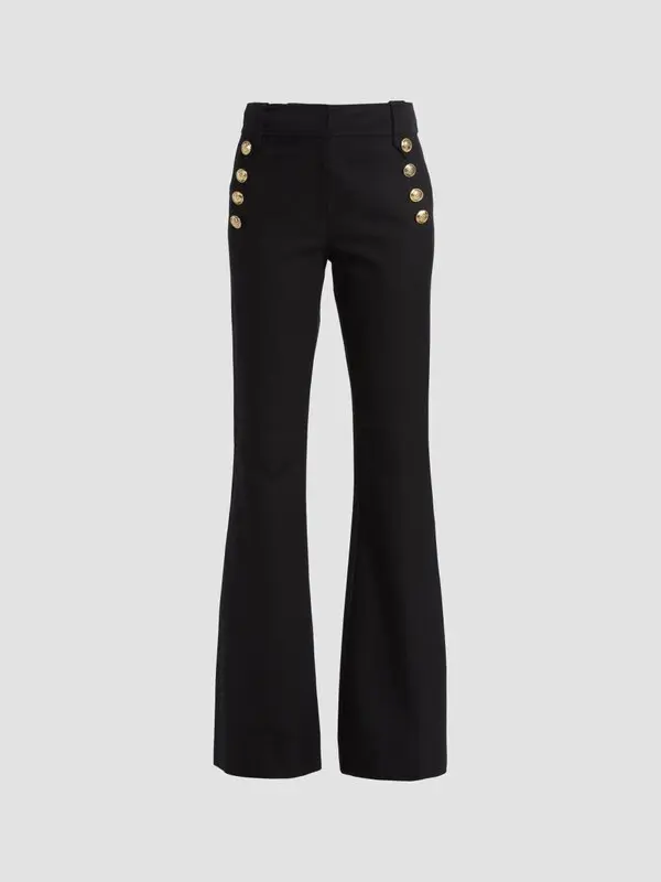 Derek Lam 10 Crosby Robertson Flare Pants - Black