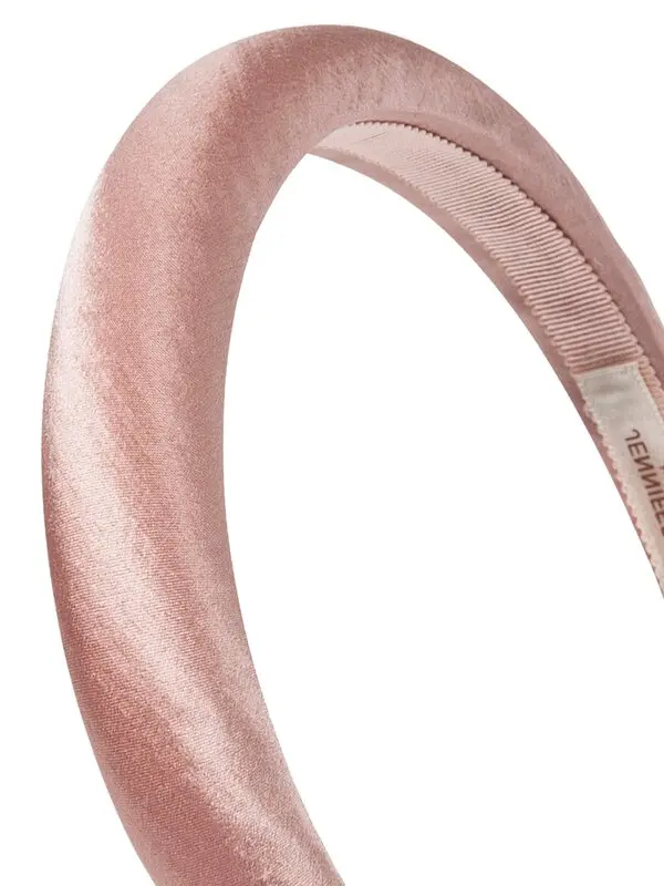 JENNIFER BEHR Tori Headband In Satin - Sage