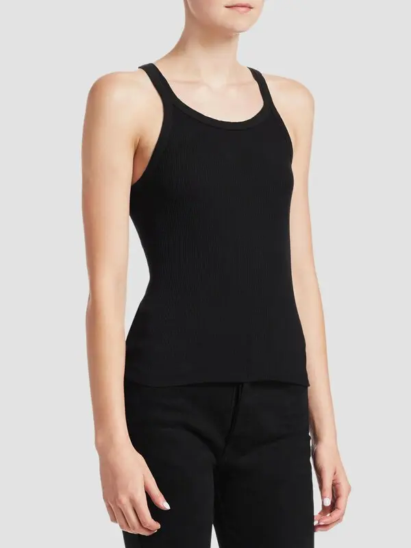 RE/DONE The Ribbed Tank - Black