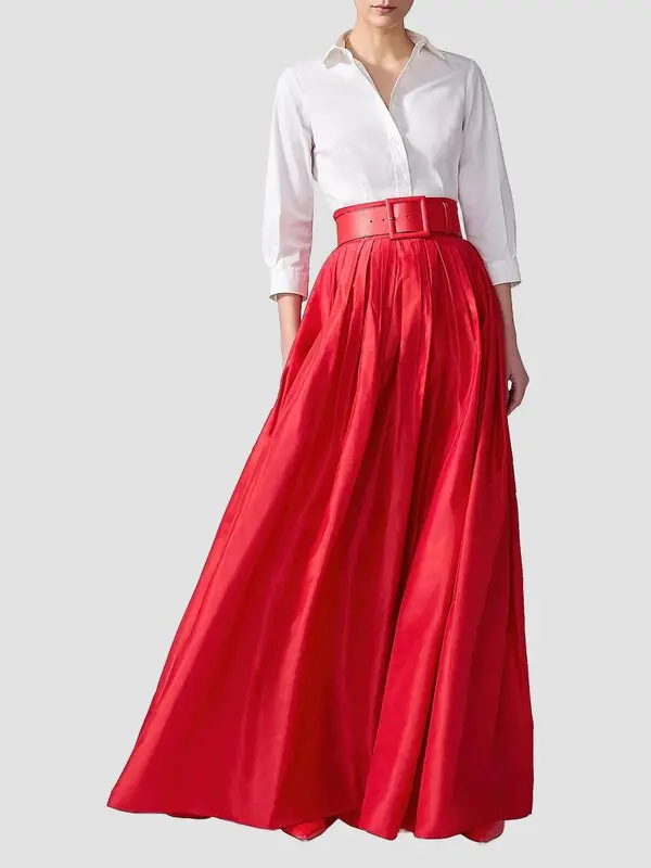 Carolina Herrera Classic Cotton Blouse - White