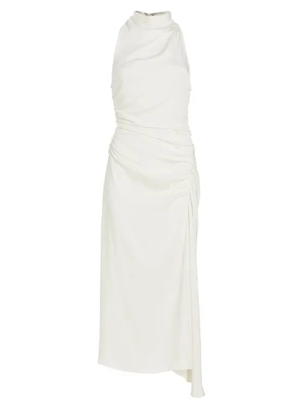 A.L.C. Inez Satin Halter Dress