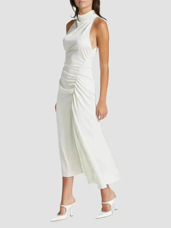 A.L.C. Inez Satin Halter Dress