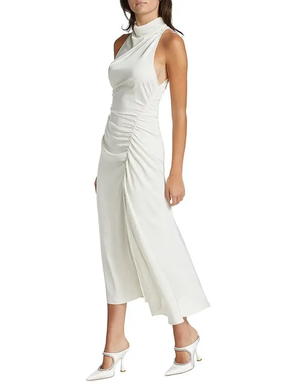 A.L.C. Inez Satin Halter Dress