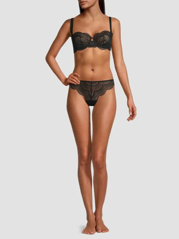 Simone Perele Karma Scalloped Lace Tanga