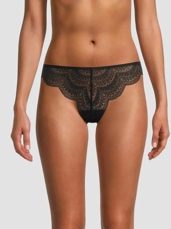 Simone Perele Karma Scalloped Lace Tanga