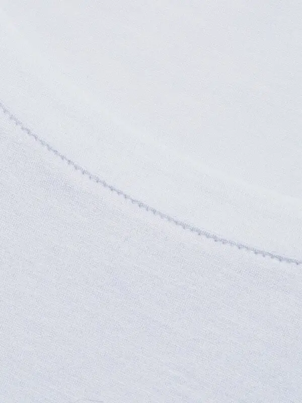 Hanro Cotton Deluxe Short-sleeve Gown - White