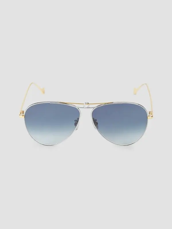Loewe 61mm Aviator Sunglasses